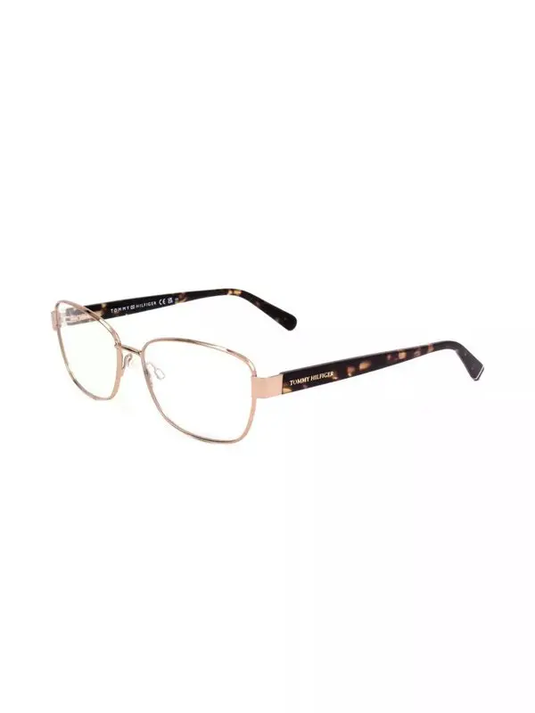 Tommy Hilfiger Square Frame Eyeglasses - Gold