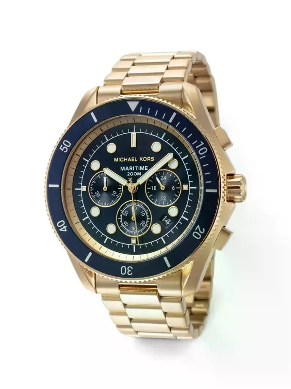 Michael Kors Oversized Maritime Gold-tone Watch