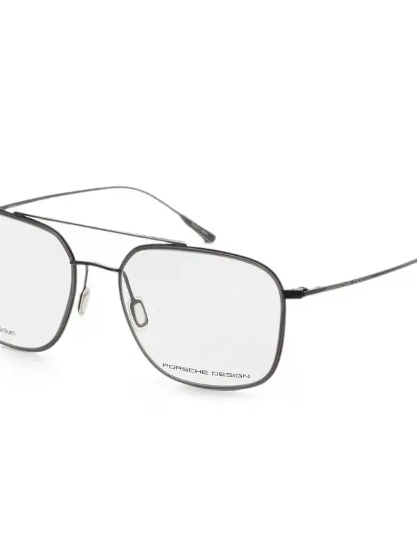 Porsche Design Square-frame Double-bridge Glasses