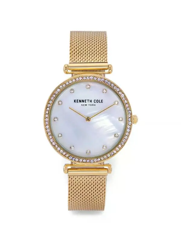 KENNETH COLE Classic 36mm Crystal-embellished Watch