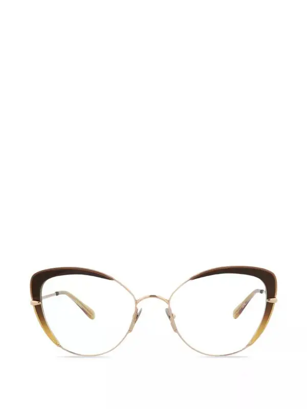Pomellato Cat-eye Frame Glasses - Gold