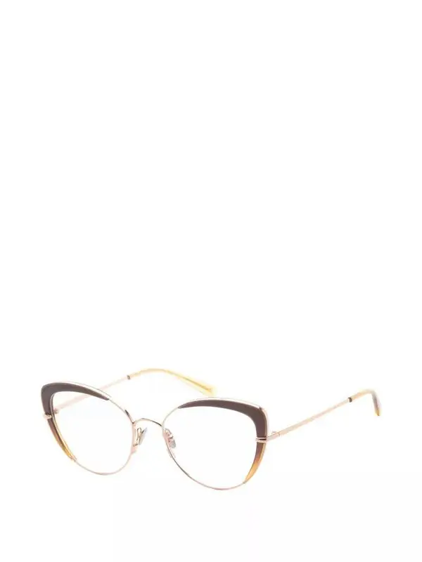 Pomellato Cat Eye Frame Eyeglasses - Gold