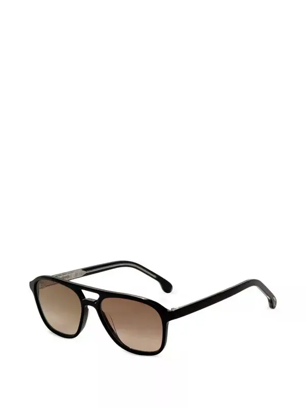 Paul Smith Alder Pilot-frame Sunglasses - Black