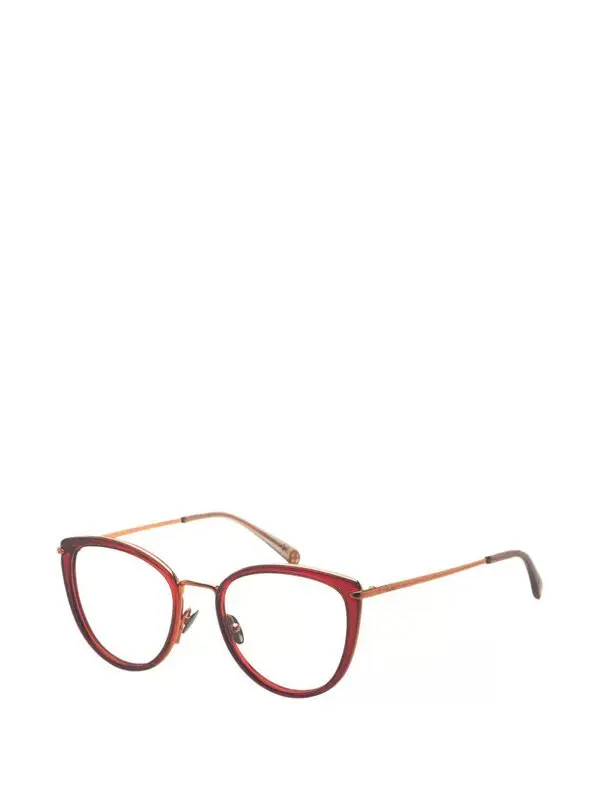 Pomellato Cat Eye Frame Eyeglasses - Red