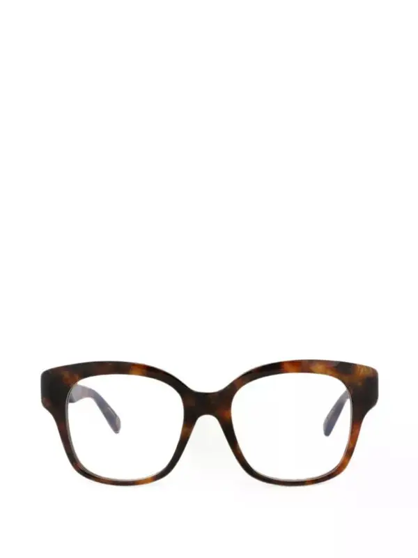 Pomellato Tortoiseshell-effect Square-frame Glasses