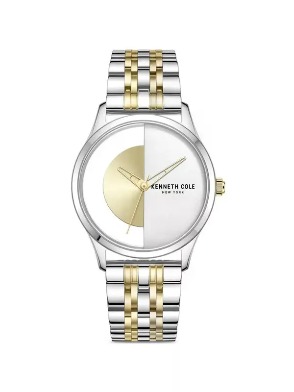 KENNETH COLE Two-tone 34mm Watch