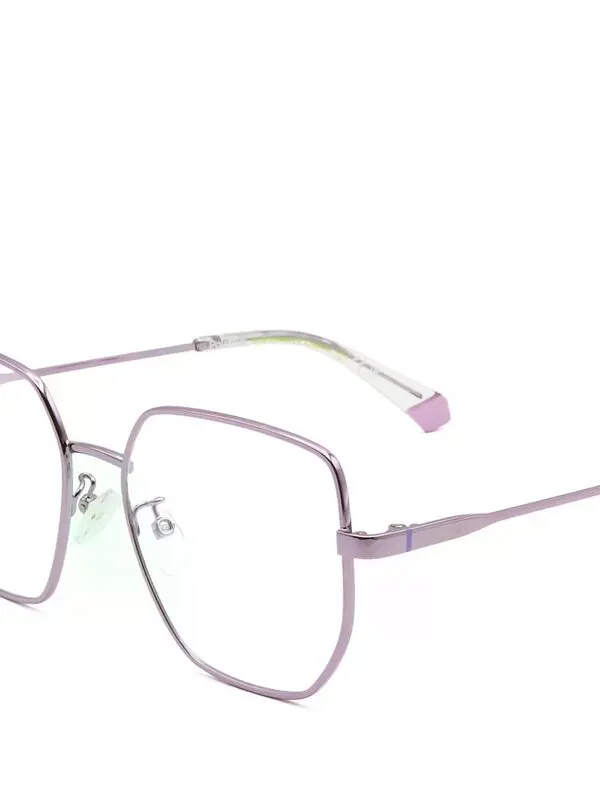 POLAROID Geometric Frame Eyeglasses - Purple