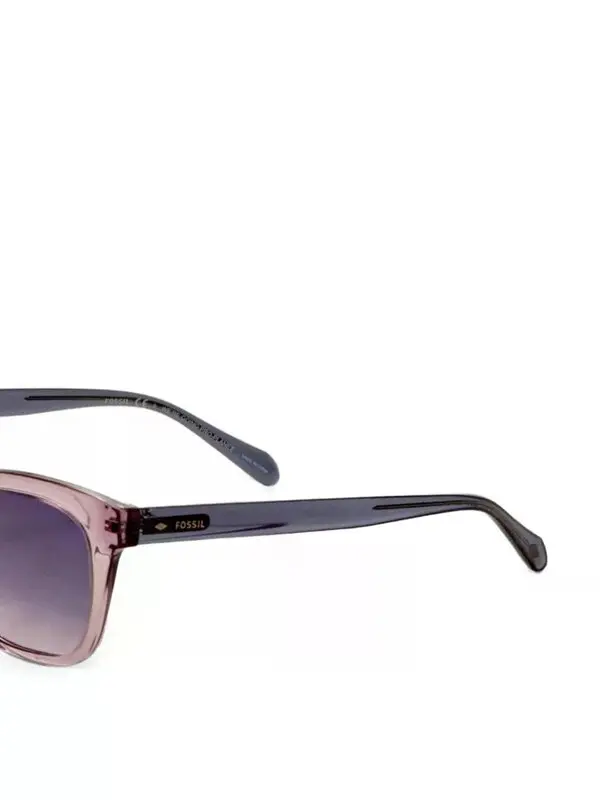 Fossil Cat-eye Sunglasses With Gradient Lenses - Purple