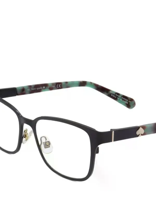 Kate Spade New York Logo Plaque Square Frame Glasses