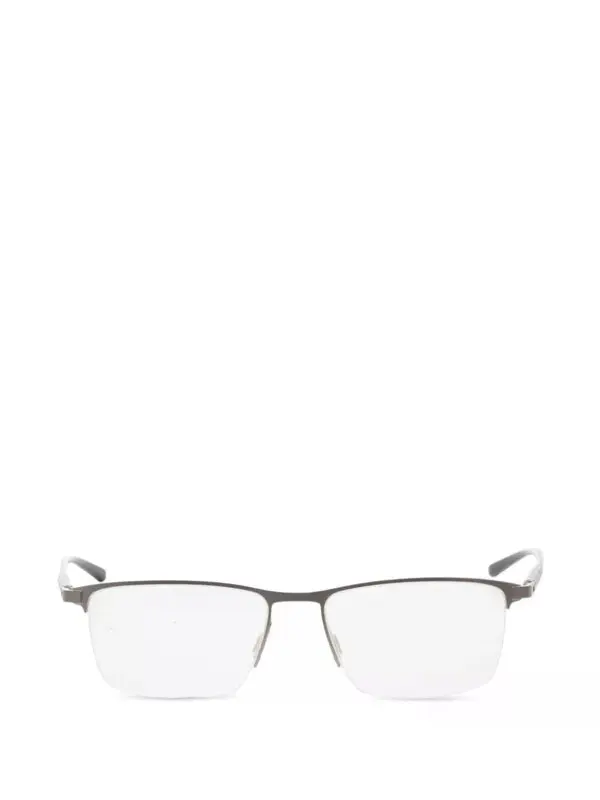 Porsche Design Half-rim Rectangle Eyeglasses - Grey