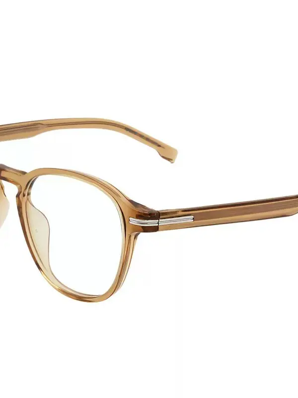 BOSS Round Frame Eyeglasses