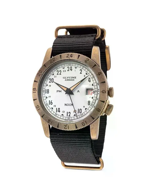 GLYCINE Airman Noon 40mm Watch - White