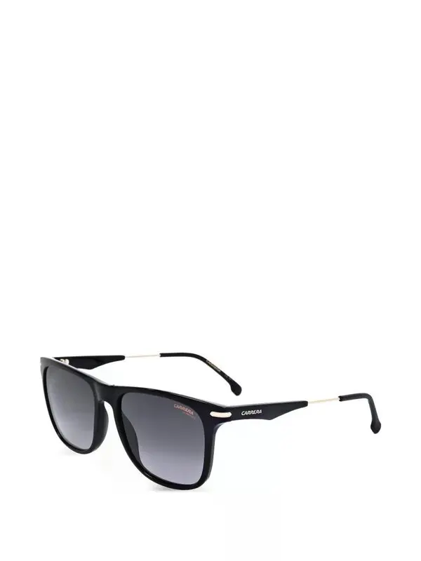 Carrera Eyewear Rectangle Frame Logo Print Sunglasses - Black