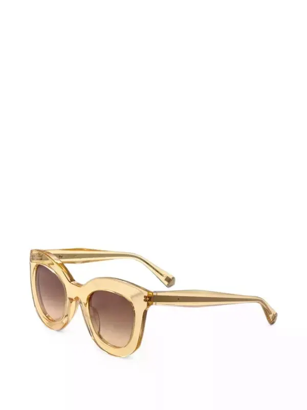 TURA Rosalba Cat-eye Sunglasses - Yellow