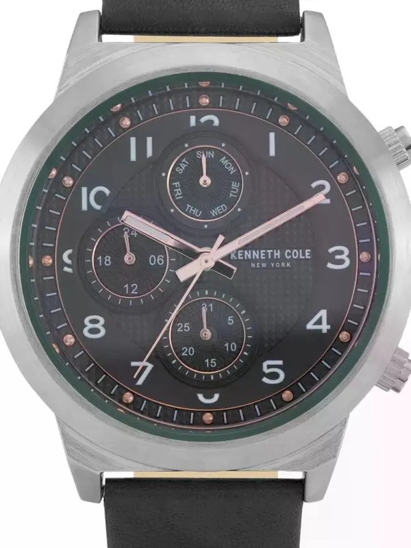 KENNETH COLE Round-face 47mm Watch