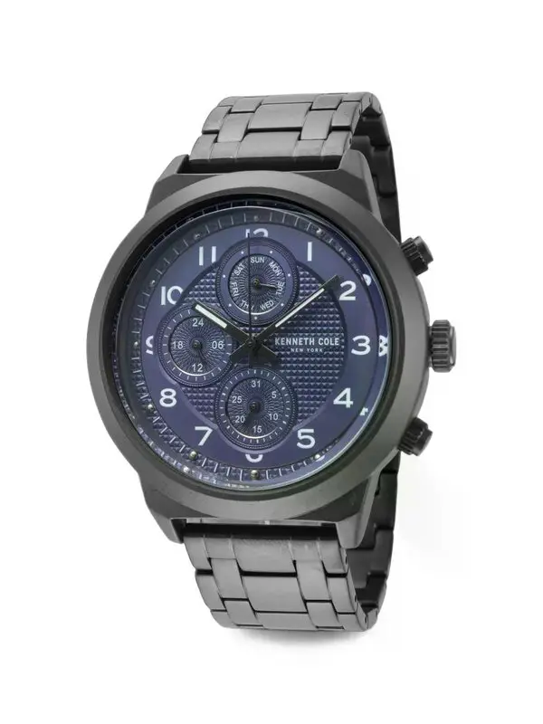 KENNETH COLE Round-face 47mm Watch