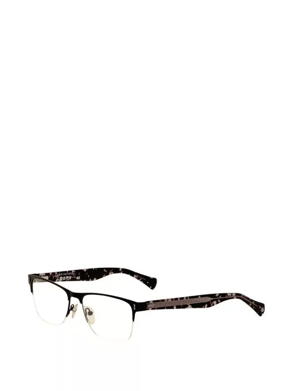 John Varvatos Rectangle Eyeglasses - Black