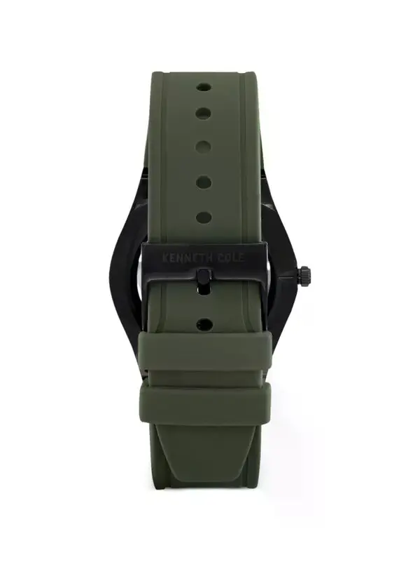KENNETH COLE Silicone Strap Watch - Green