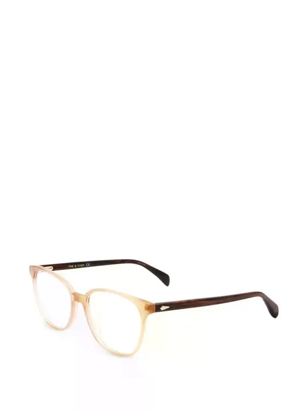 Rag & Bone Square Frame Eyeglasses - Neutrals