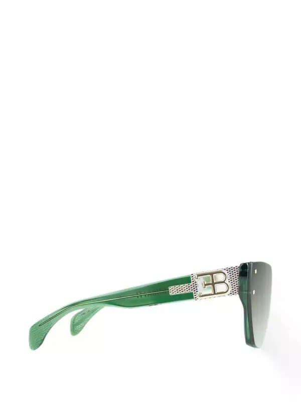 BUGATTI Cat-eye Frame Logo-plaque Sunglasses