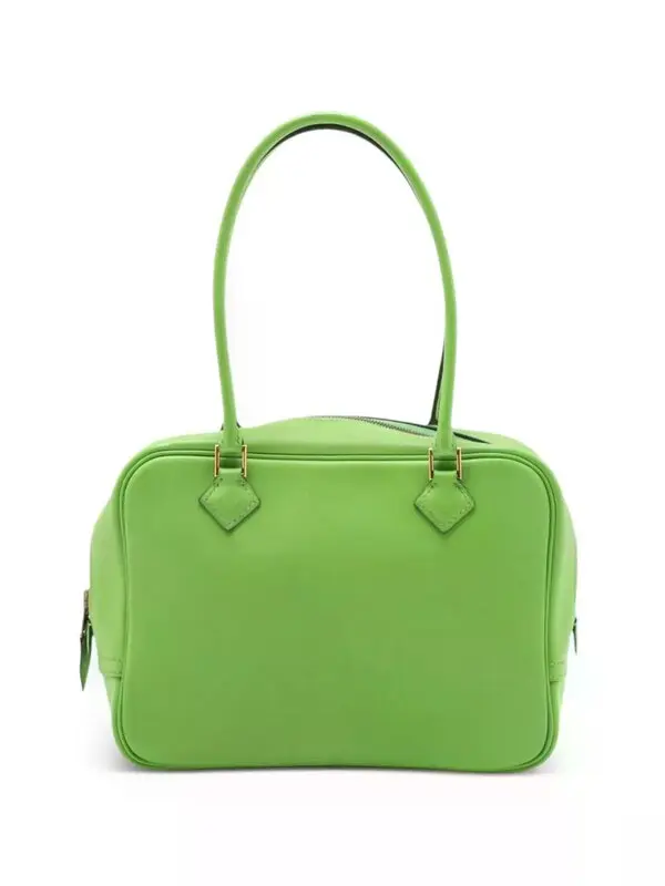 Hermès 1994 Mini Gulliver Plume 20 Handbag - Green