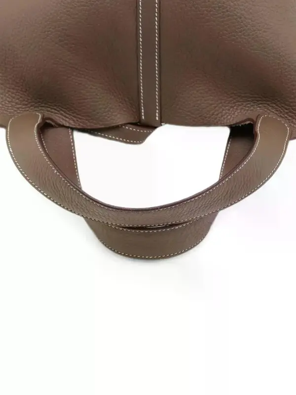Hermès Clemence Picotin Lock 22 Handbag - Brown