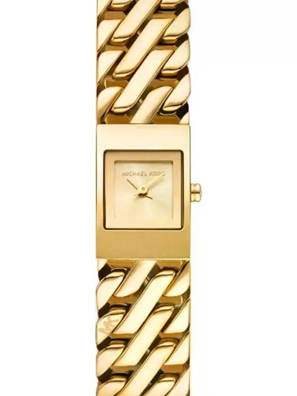 Michael Kors Tone Watch With Darrington Mini Link Chain