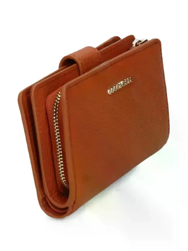 COCCINELLE Logo-plaque Pebbled Wallet