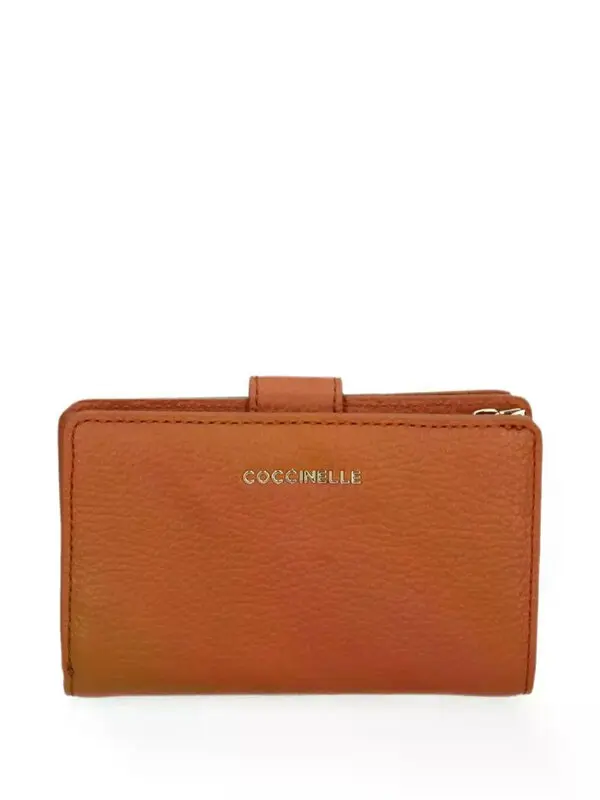 COCCINELLE Logo-plaque Pebbled Wallet