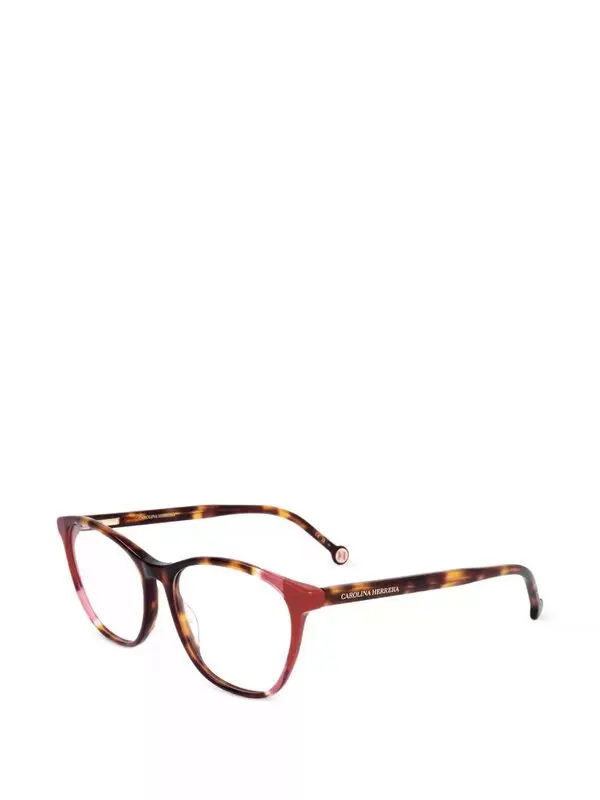 Carolina Herrera Cat Eye Eyeglasses - Brown