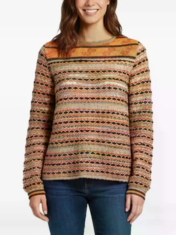 Missoni Striped Intarsia Knit Sweater
