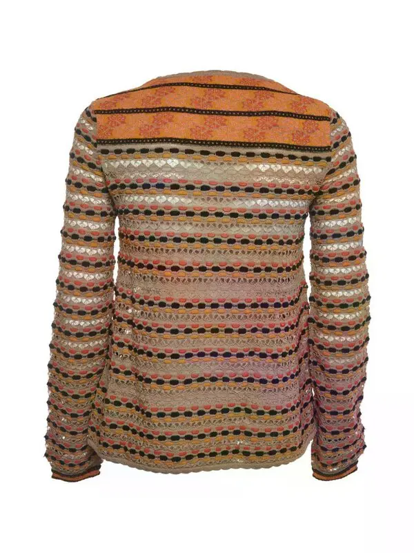 Missoni Striped Intarsia Knit Sweater