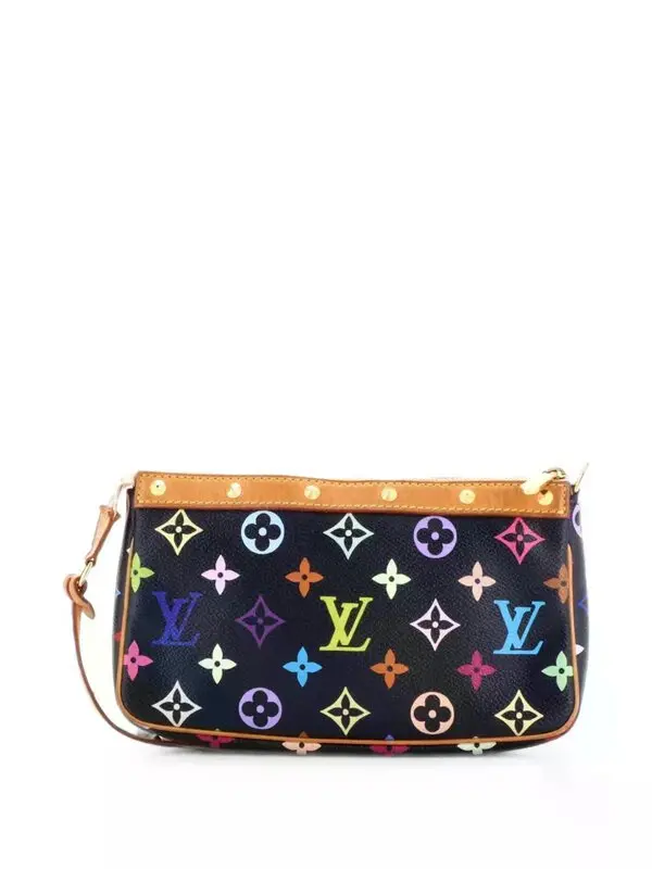 LOUIS VUITTON Pochette Accessoires Monogram Multicolor Clutch Bag