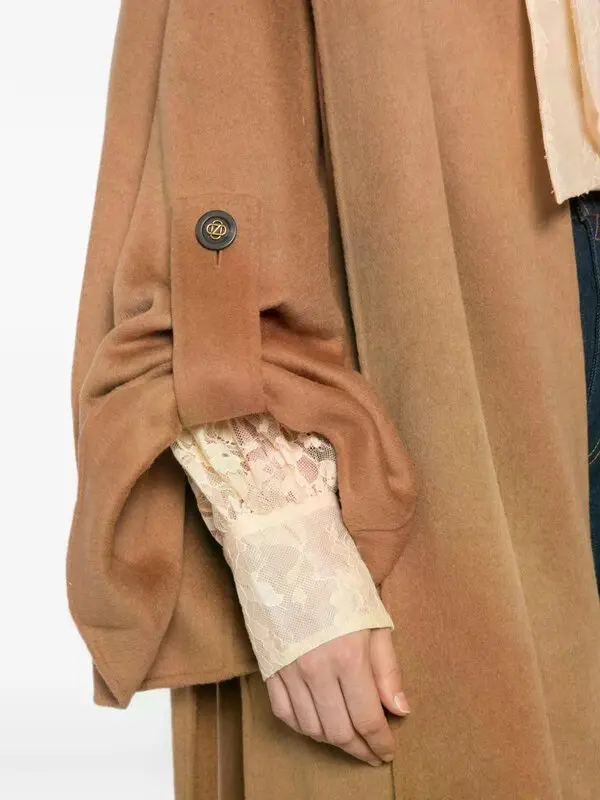 Zimmermann Belted Coat With Scarf Detail
