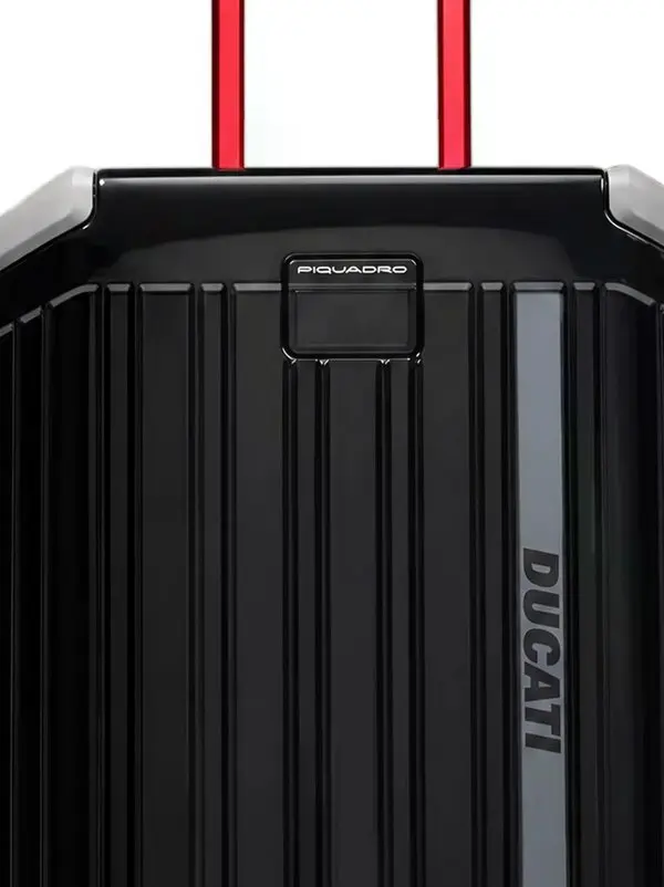 PIQUADRO X Ducati Ridged Suitcase