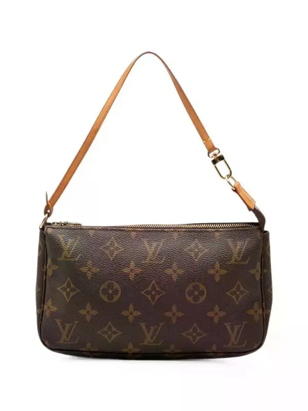 LOUIS VUITTON Monogram Pochette Accessoires Shoulder Bag - Brown