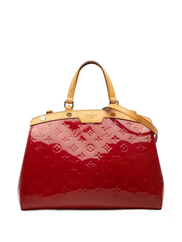 LOUIS VUITTON 2014 Monogram Vernis Brea Mm Satchel
