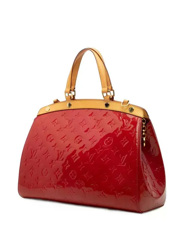 LOUIS VUITTON 2014 Monogram Vernis Brea Mm Satchel