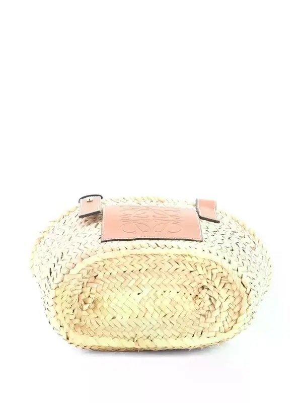 Loewe Raffia Small Tote Bag - Brown