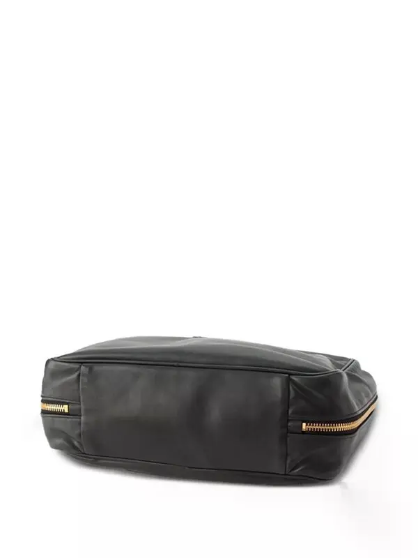 Miu Miu Large Soft Calf Leather Top Handle Bag Satchel - Black