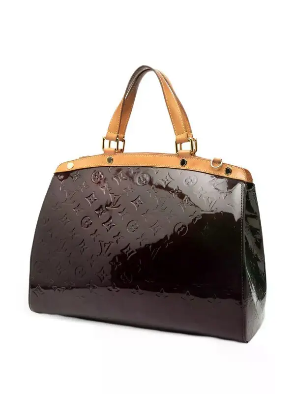 LOUIS VUITTON 2011 Monogram Vernis Brea Gm Satchel