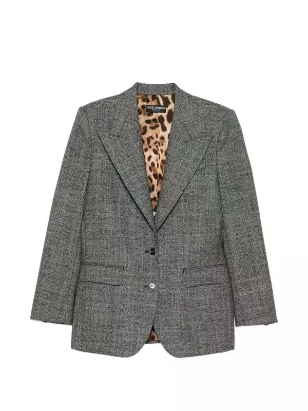 Dolce & Gabbana Peak Lapel Single-breasted Blazer