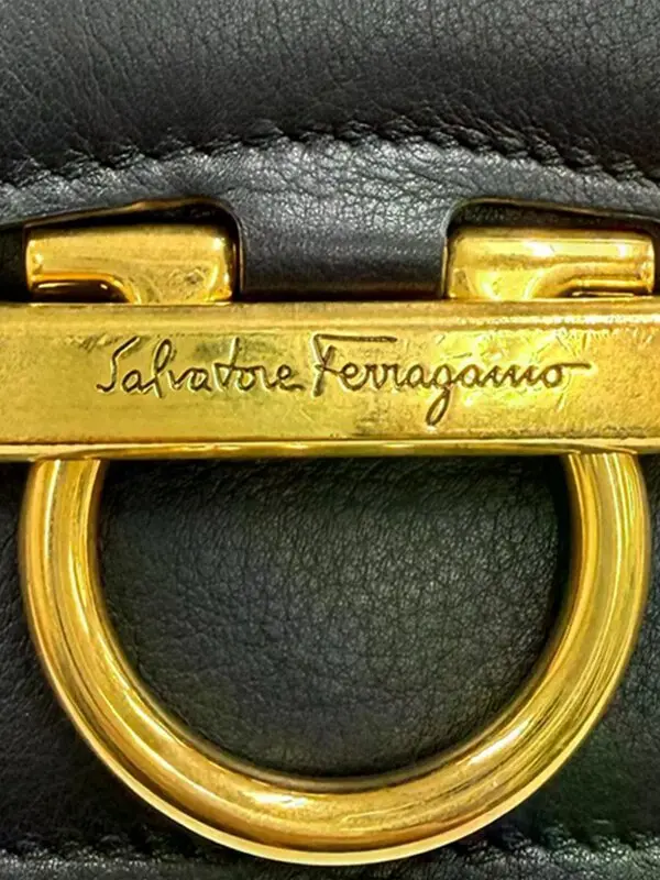 FERRAGAMO Joanne Gancini Crossbody Bag