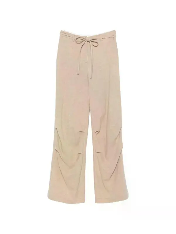 LE SULLY STUDIO Pleated Wide Leg Trousers