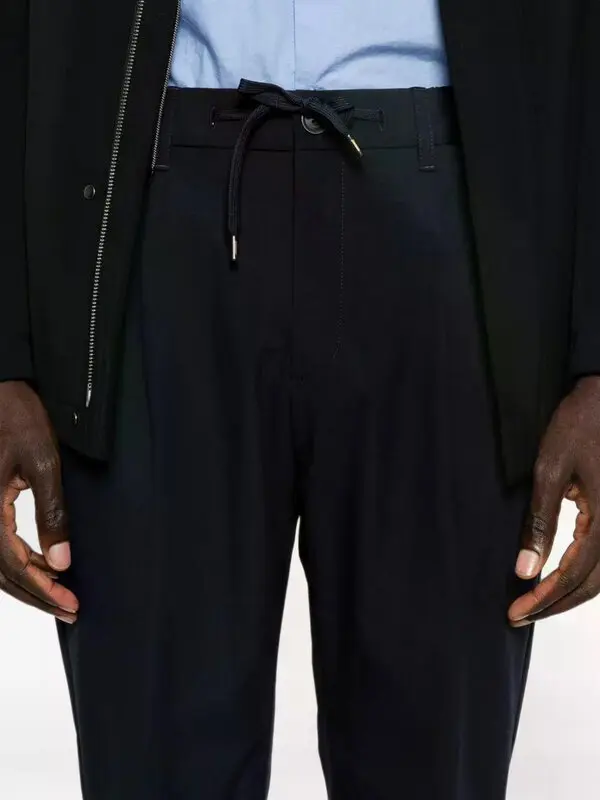Herno Drawstring-waist Pleated Tailored Trousers