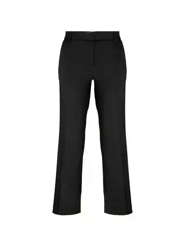 True Royal Belt-loop Pressed-crease Trousers