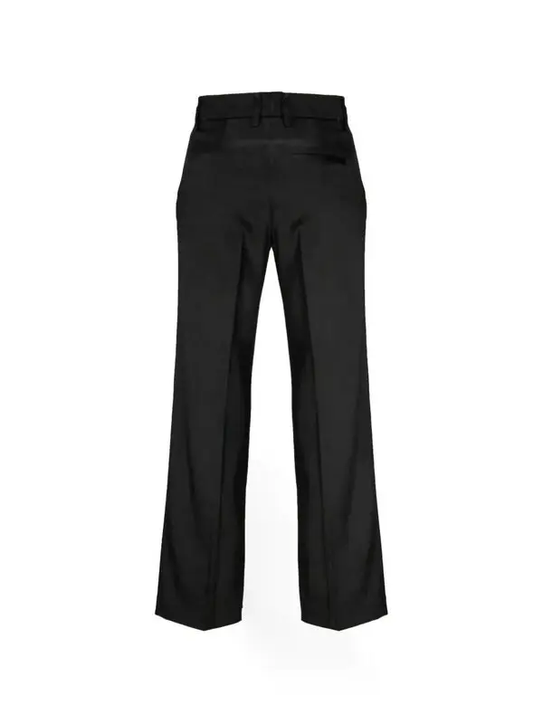 True Royal Belt-loop Pressed-crease Trousers