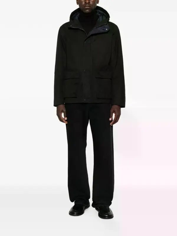 Herno Hooded Jacket With Flap Pockets