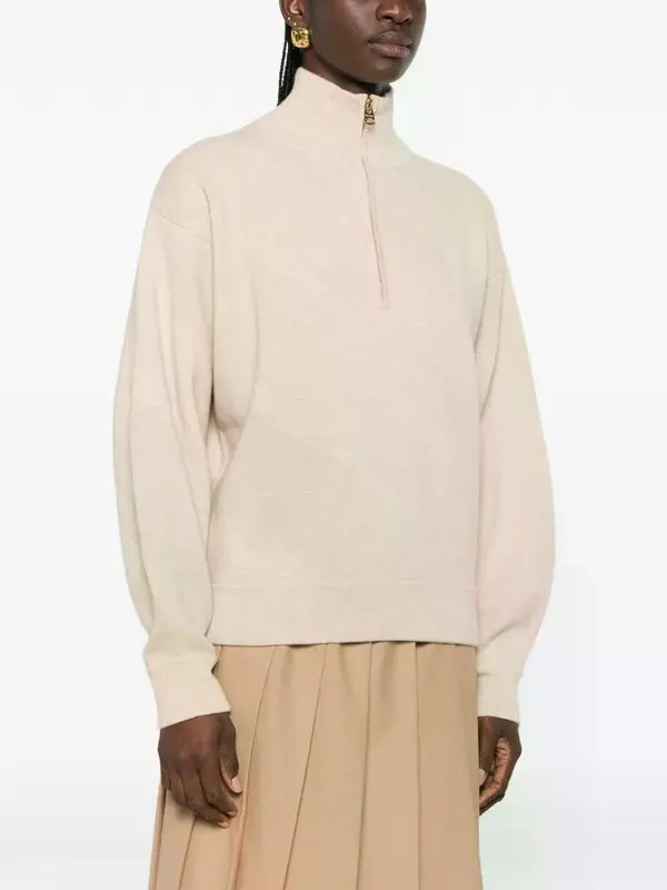 KUJTEN Quarter-zip Cashmere Sweater