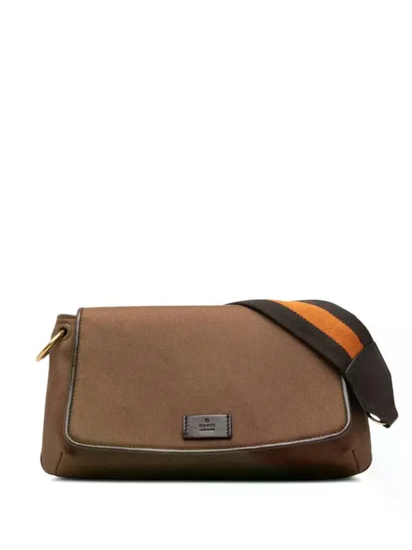 Gucci Canvas Web Shoulder Bag